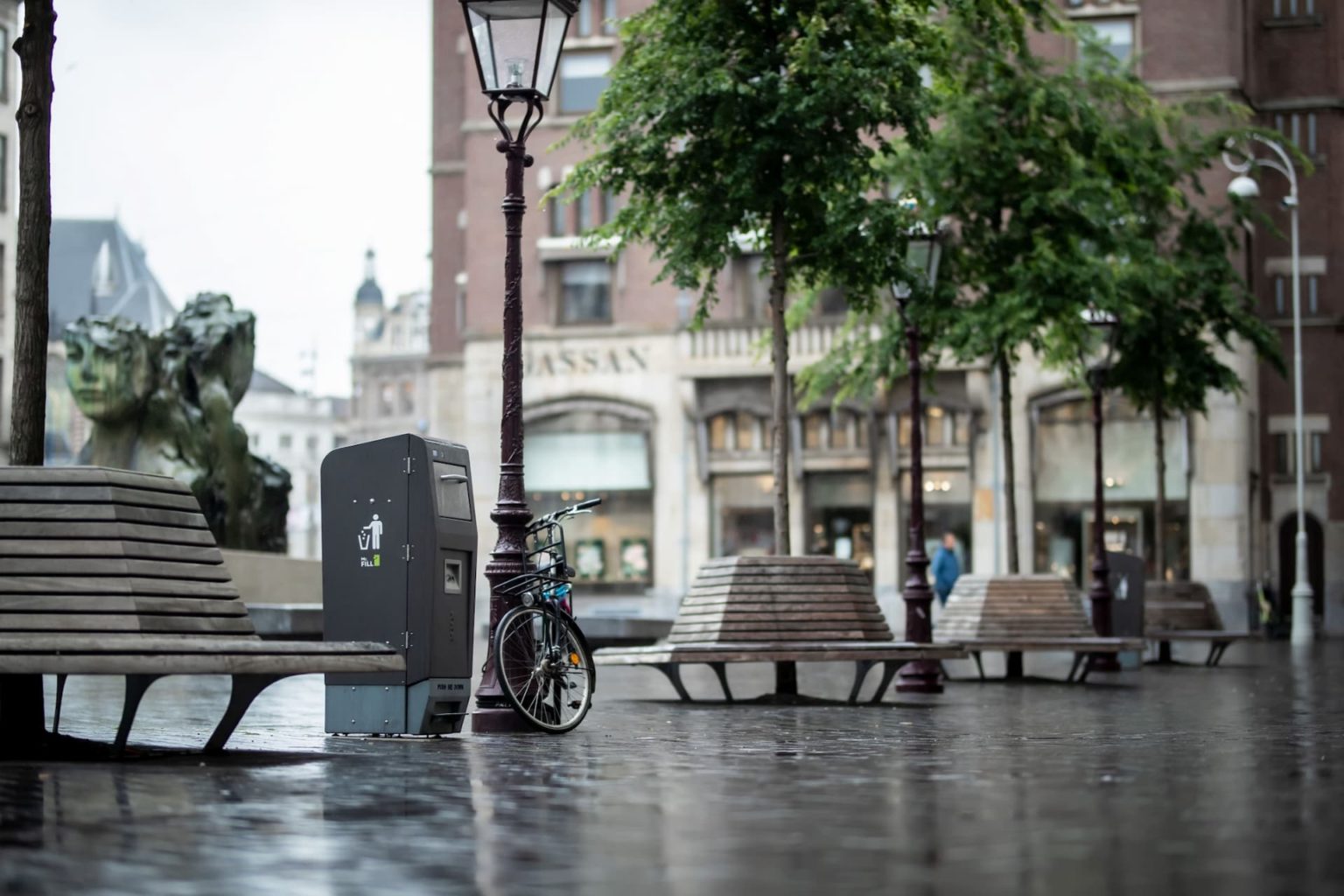 Smart Bins - Solar, Compacting Smart Public Bin | Smart City